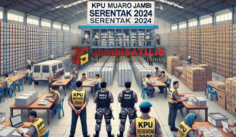 KPU Muaro Jambi Terima 326.086 Surat Suara Pilgub Jambi 2024 - Sumber : Jambisatu.id ...